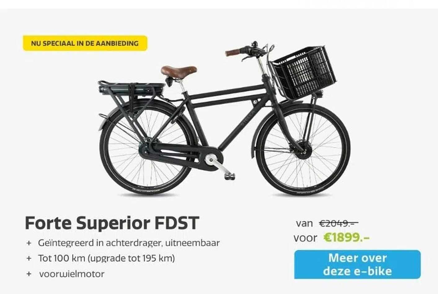 Forte Superior FDST Fiets Aanbieding bij Stella Fietsen - 1Folders.nl