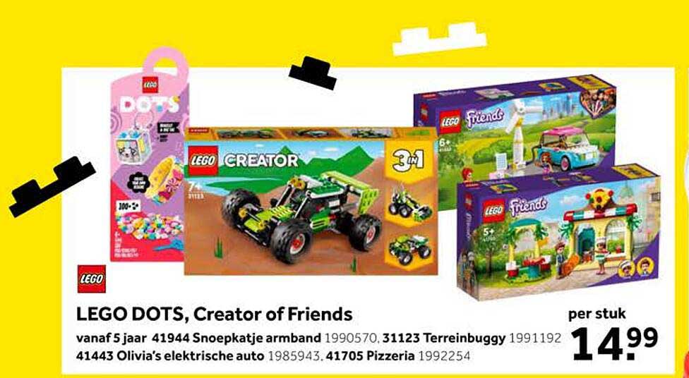 Lego Dots, Creator Of Friends Aanbieding bij Intertoys - 1Folders.nl