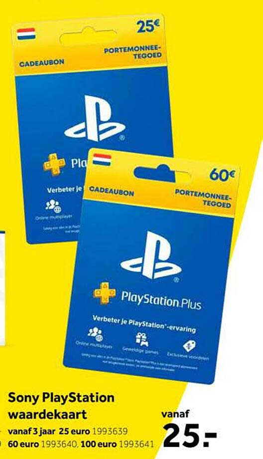 Sony PlayStation Waardekaart Aanbieding bij Intertoys - 1Folders.nl