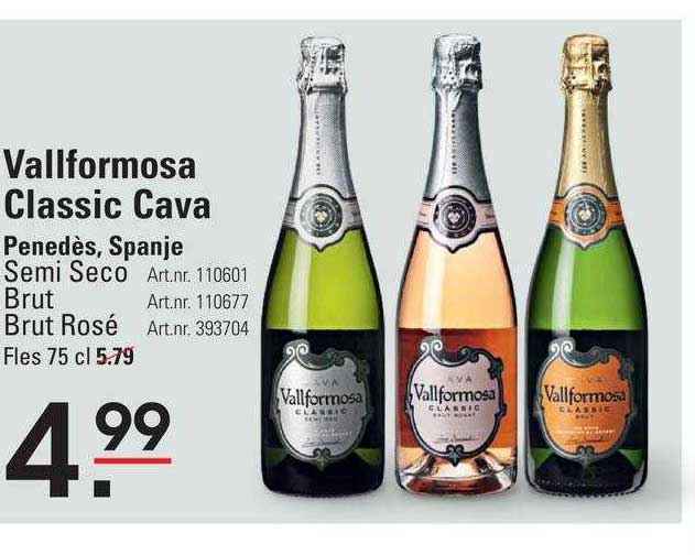 Vallformosa Classic Cava Aanbieding bij Sligro - 1Folders.nl