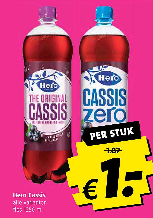 Hero Cassis Aanbieding bij Boni - 1Folders.nl