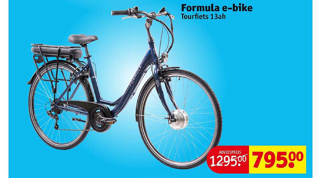 Formula E-Bike Tourfiets 13ah Aanbieding bij Kruidvat - 1Folders.nl