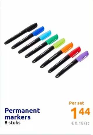 Permanent Markers Aanbieding bij Action - 1Folders.nl