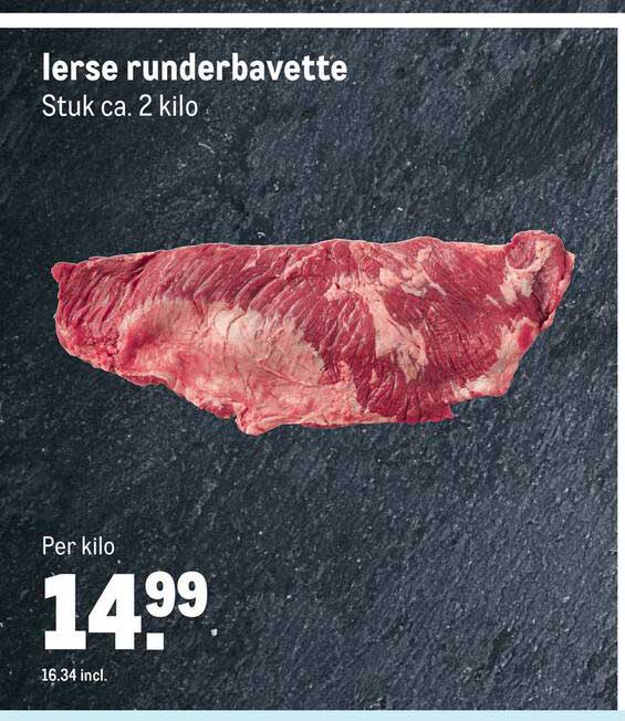 Ierse Runderbavette Aanbieding bij Makro - 1Folders.nl