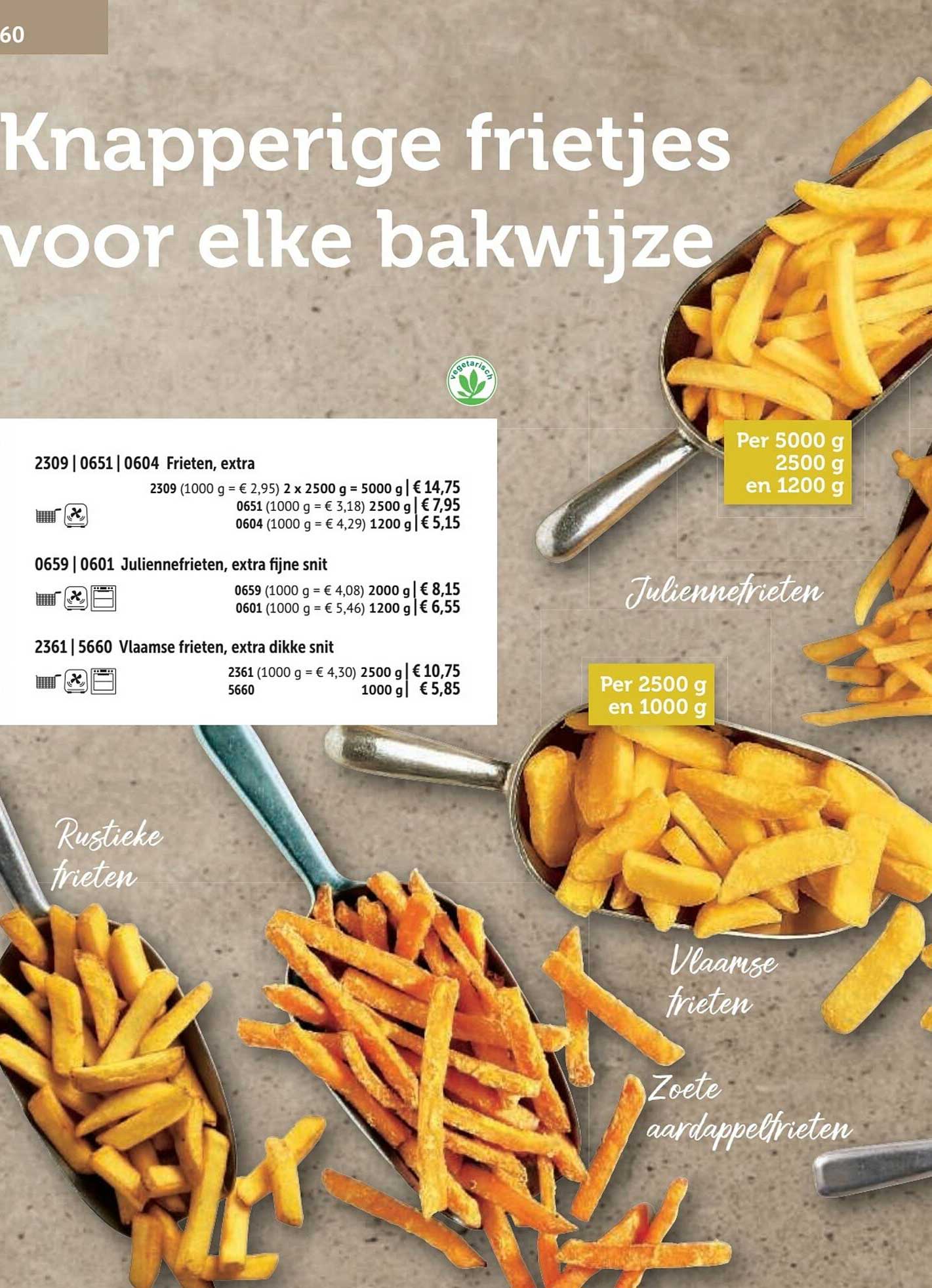 Frieten Extra, Juliennefrieten Extra Fijne Snit Of Vlaamse Frieten ...
