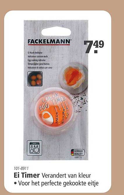 Fackelmann Ei Timer Aanbieding bij Marskramer - 1Folders.nl