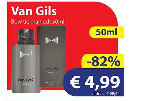 Van Gils Bow Tie Man Edt 50ml Aanbieding bij Die Grenze - 1Folders.nl