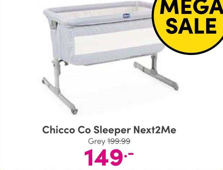 Chicco Co Sleeper Next2Me Grey Aanbieding bij Baby & Tiener - 1Folders.nl