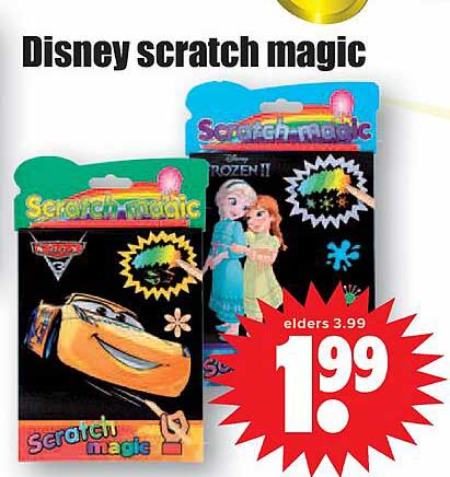 Disney Scratch Magic Aanbieding bij Dirk - 1Folders.nl