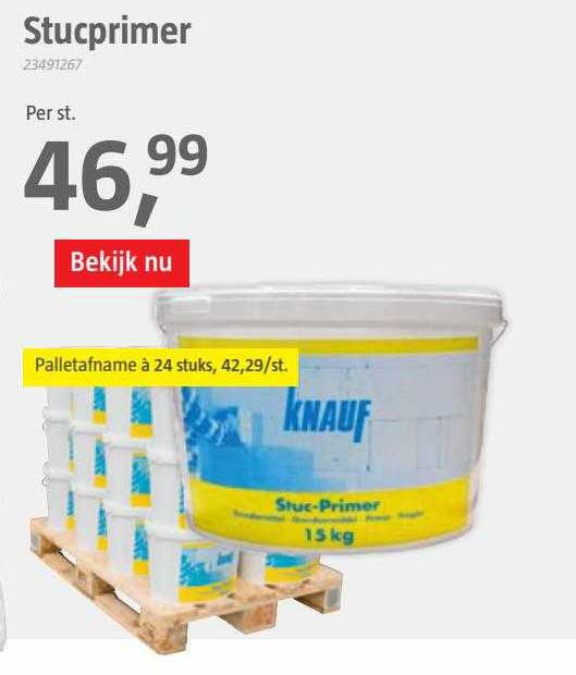 Knauf Stucprimer Aanbieding bij BAUHAUS - 1Folders.nl
