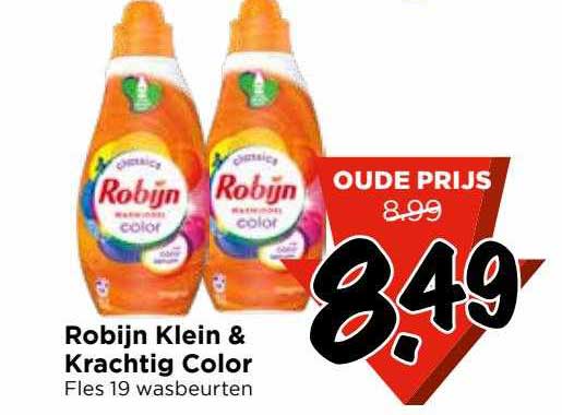 Robijn Klein & Krachtig Color Aanbieding bij Vomar - 1Folders.nl