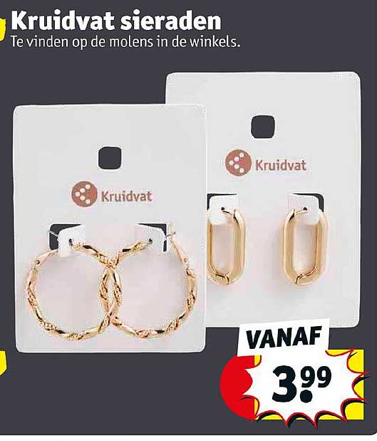 Kruidvat Sieraden Aanbieding bij Kruidvat - 1Folders.nl