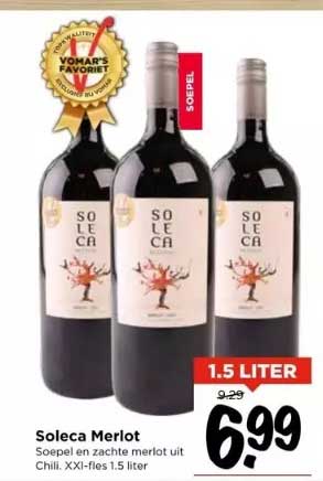 Soleca Merlot Aanbieding bij Vomar - 1Folders.nl