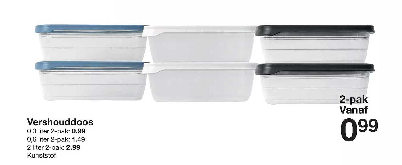 Vershouddoos Aanbieding bij Zeeman - 1Folders.nl