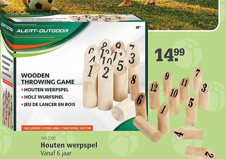 Houten Werpspel Aanbieding bij Marskramer - 1Folders.nl