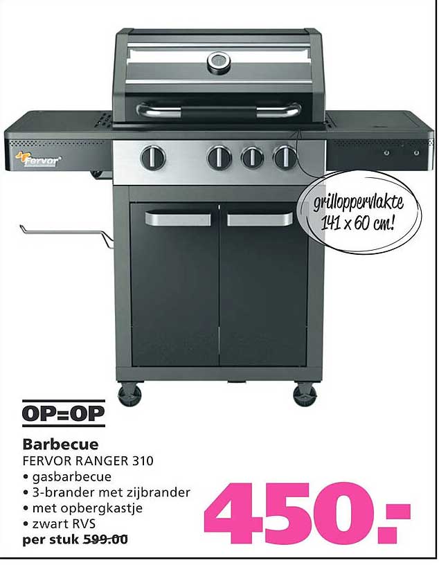 Barbecue Fervor Ranger 310 Aanbieding bij Ranzijn - 1Folders.nl