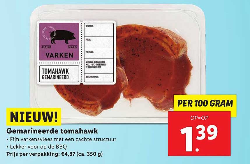 Gemarineerde Tomahawk Aanbieding bij Lidl - 1Folders.nl