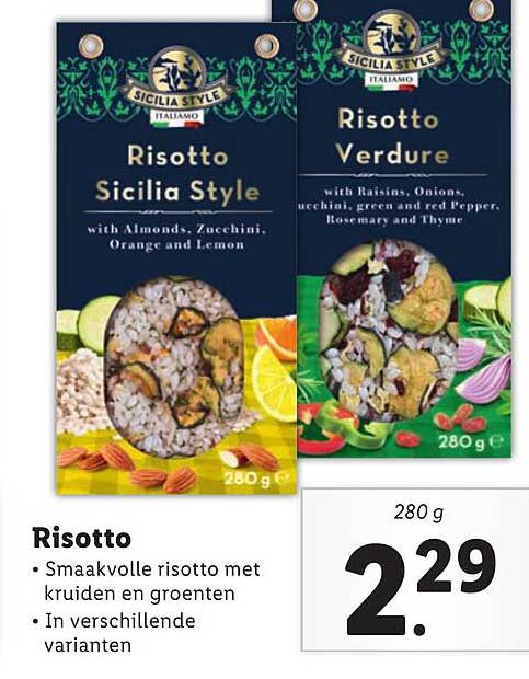 Italiamo Risotto Aanbieding bij Lidl - 1Folders.nl