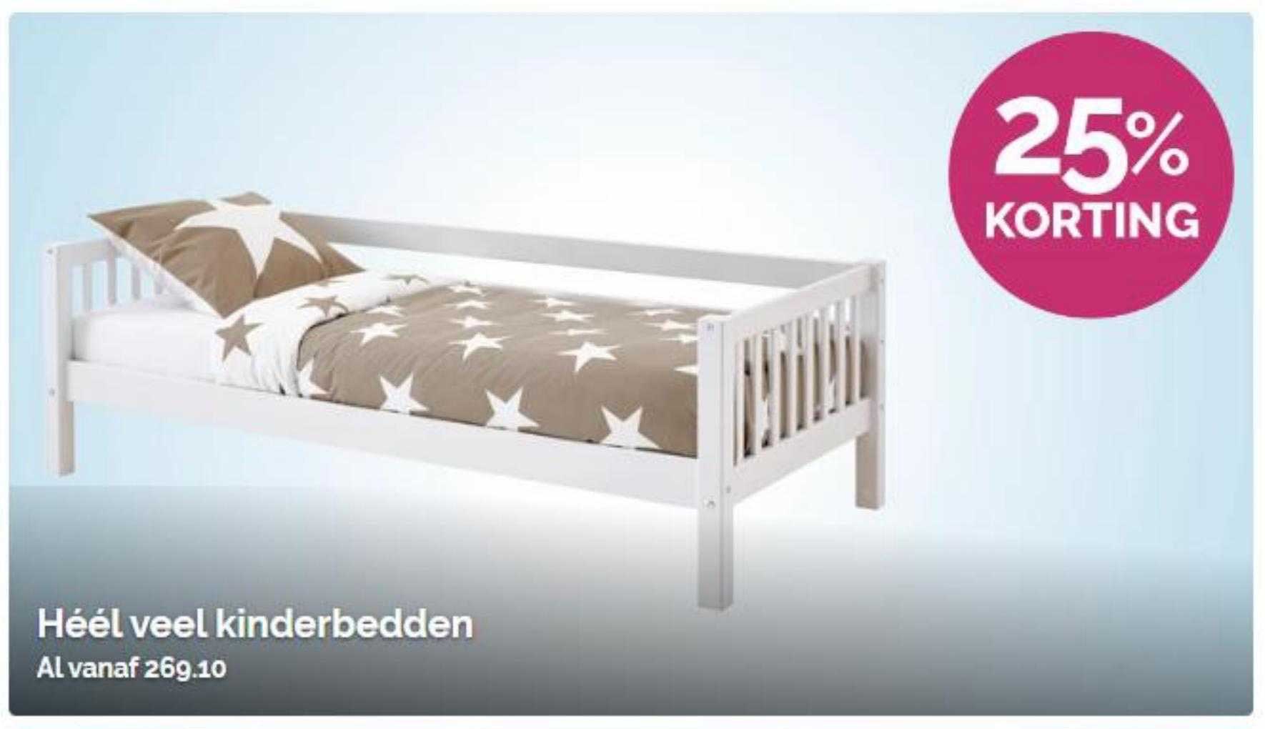 Héél Veel Kinderbedden 25% Korting Aanbieding bij Beter Bed - 1Folders.nl