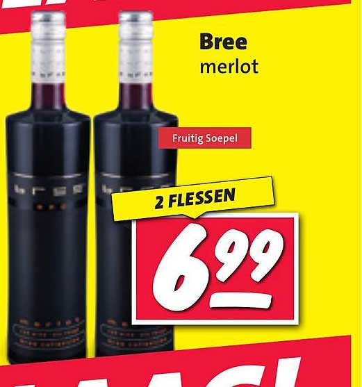 Bree Merlot Aanbieding bij Nettorama - 1Folders.nl