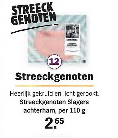 Streeckgenoten Slagers Achterham Aanbieding bij Albert Heijn - 1Folders.nl