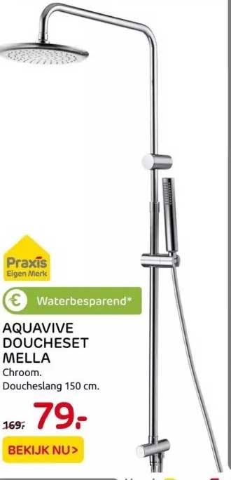 Aquavive Doucheset Mella Aanbieding bij Praxis - 1Folders.nl