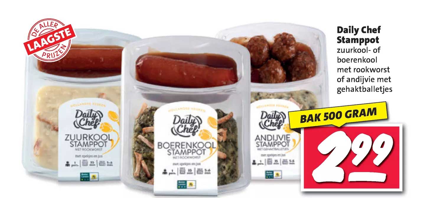 Daily Chef Stamppot Aanbieding bij Nettorama - 1Folders.nl