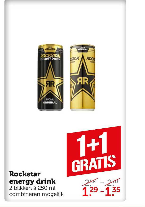 Rockstar Energy Drink Aanbieding bij Coop - 1Folders.nl