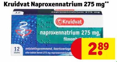 Kruidvat Naproxennatrium 275 Mg Aanbieding bij Kruidvat - 1Folders.nl