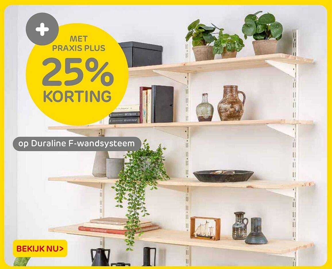 Op Duraline F-Wandsysteem Aanbieding bij Praxis - 1Folders.nl