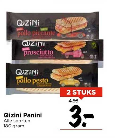 Qizini Panini Aanbieding bij Vomar - 1Folders.nl