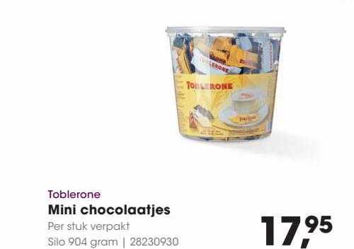 Toblerone Mini Chocolaatjes Aanbieding bij HANOS - 1Folders.nl