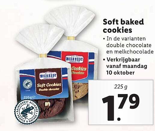 Soft Baked Cookies Aanbieding bij Lidl - 1Folders.nl