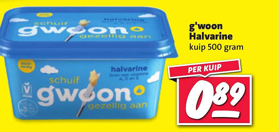 G'woon Halvarine Aanbieding bij Nettorama - 1Folders.nl