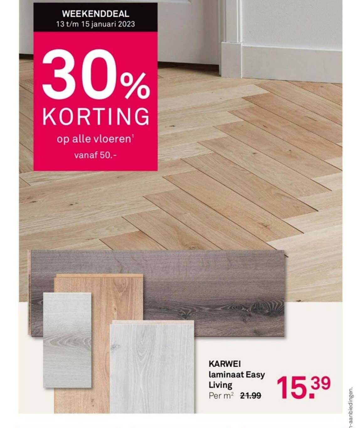 Karwei Laminaat Easy Living Aanbieding bij Karwei - 1Folders.nl