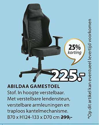 Abildaa Gamestoel Aanbieding bij Jysk - 1Folders.nl