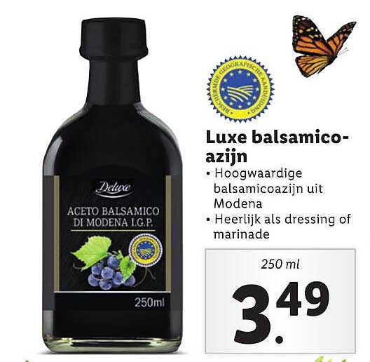 Deluxe Luxe Balsamico-Azijn Aanbieding bij Lidl - 1Folders.nl