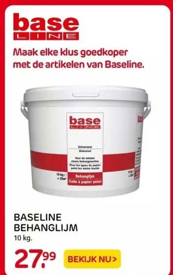 Baseline Behanglijm Aanbieding bij Praxis - 1Folders.nl