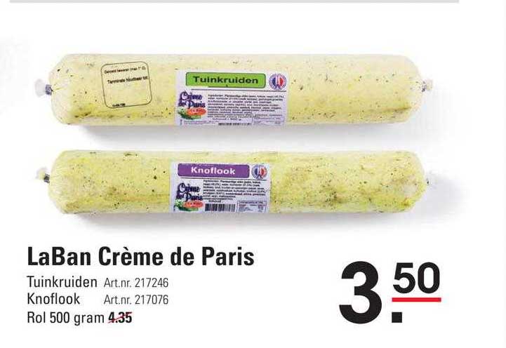LaBan Crème De Paris Aanbieding bij Sligro - 1Folders.nl