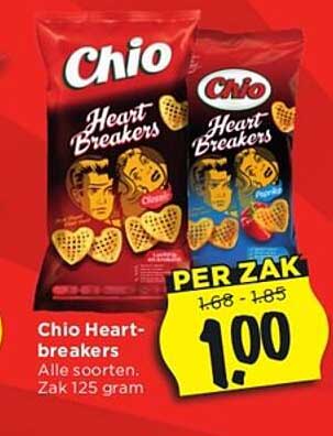 Chio Heartbreakers Aanbieding bij Vomar - 1Folders.nl