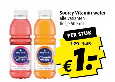 Sourcy Vitamin Water Aanbieding bij Boni - 1Folders.nl
