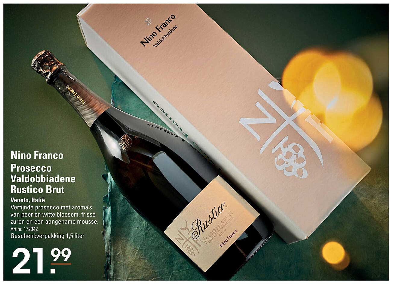 Nino Franco Prosecco Valdobbiadene Rustico Brut Aanbieding bij De ...