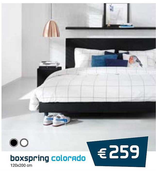Boxspring Colorado 120x200 Cm Aanbieding bij Beddenreus - 1Folders.nl