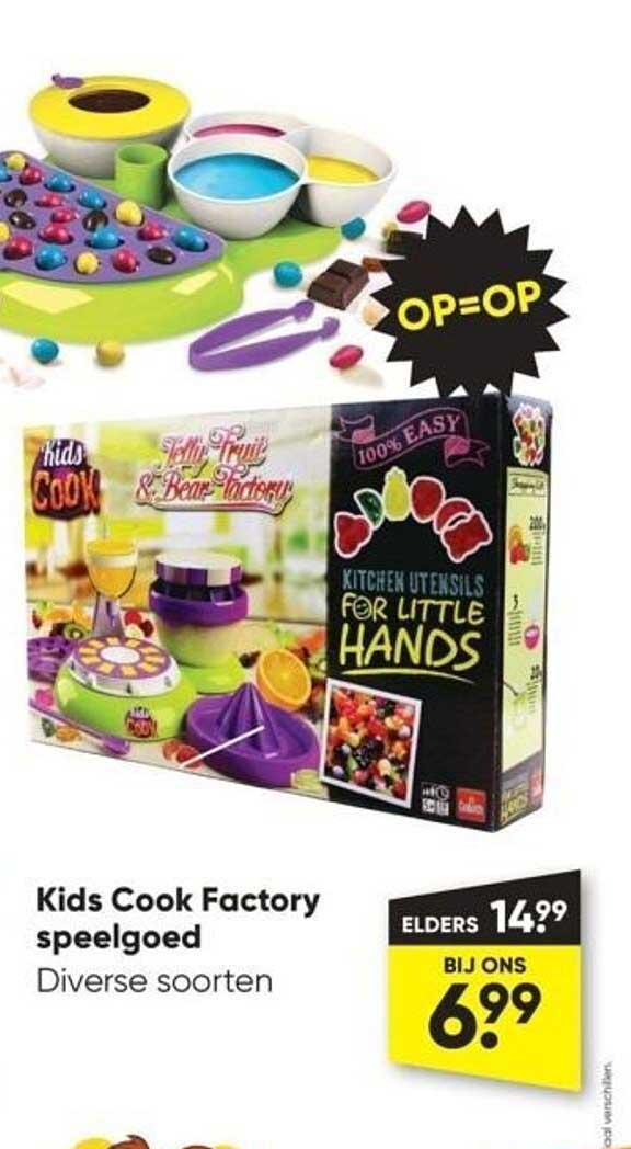 Kids Cook Factory Speelgoed Aanbieding bij Big Bazar - 1Folders.nl