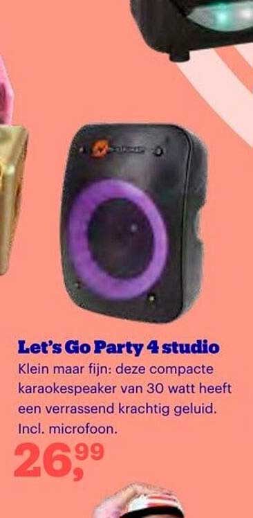 Let's Go Party 4 Studio Aanbieding bij Bol.com - 1Folders.nl