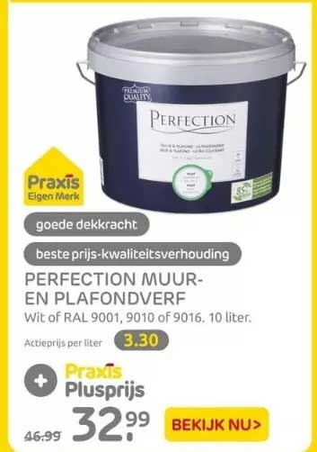 Perfection Muur- En Plafondverf Aanbieding bij Praxis - 1Folders.nl