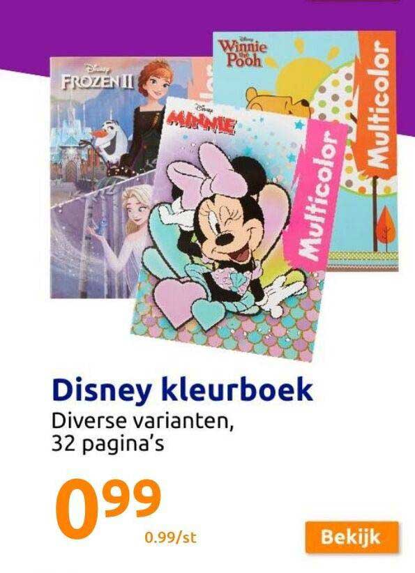 Disney Kleurboek Aanbieding bij Action - 1Folders.nl