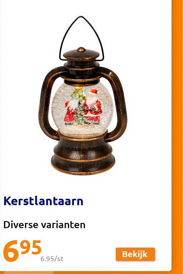 Kerstlantaarn Aanbieding bij Action - 1Folders.nl