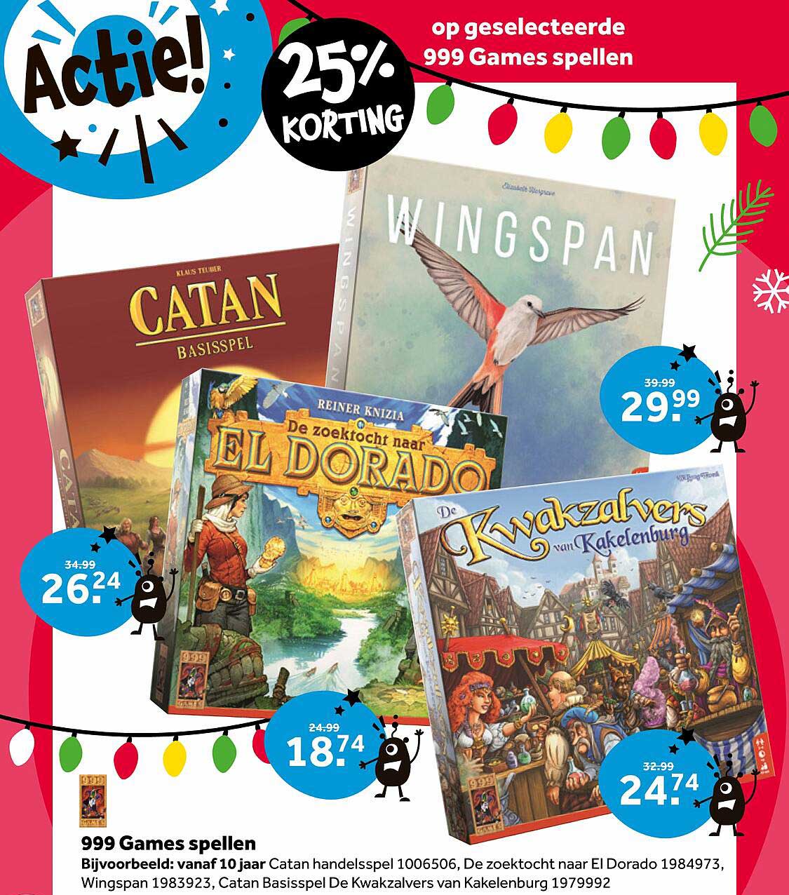 999 Games Spellen Aanbieding bij Intertoys - 1Folders.nl