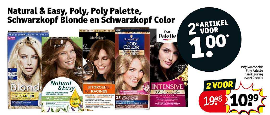 Natural & Easy, Poly, Poly Palette, Schwarzkopf Blonde En Schwarzkopf ...